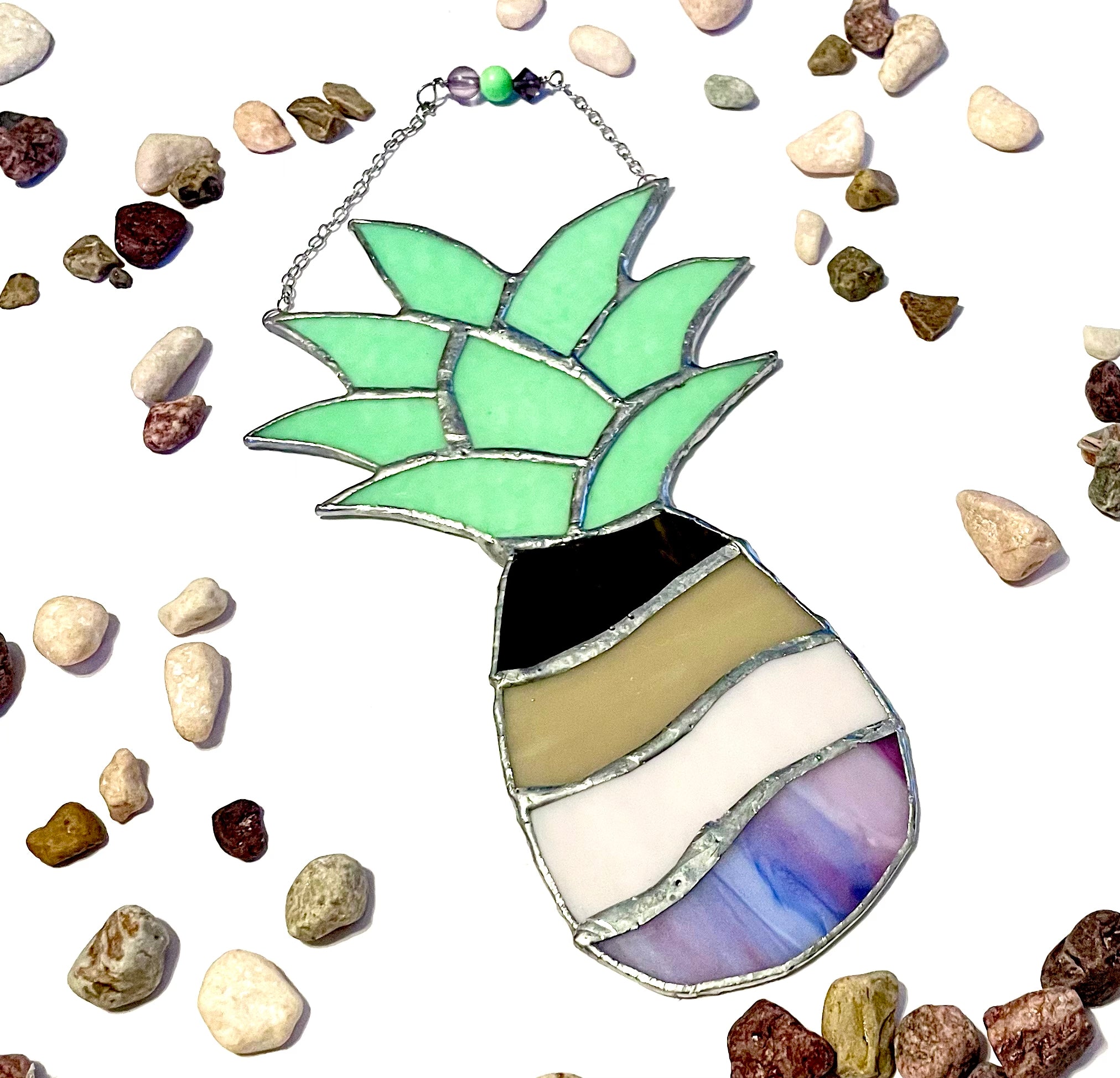 Stained Glass Pineapple – CynElizabethStudios