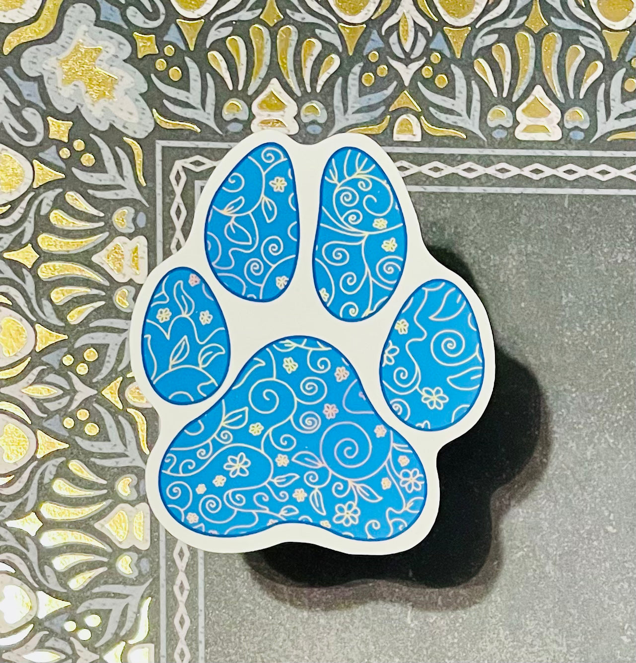 Paw Print Sticker – CynElizabethStudios